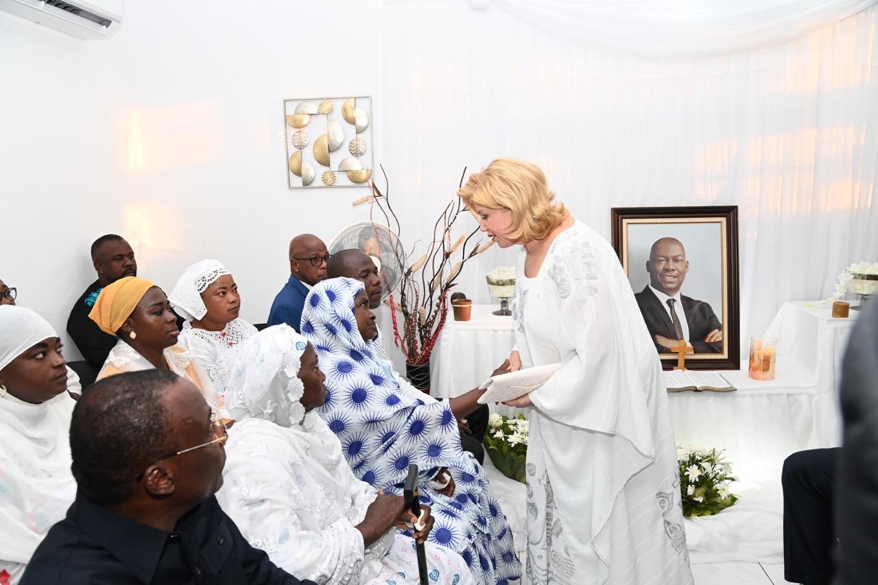 Côte d’Ivoire : Décès de Baba Coulibaly/ La Première Dame Dominique ...
